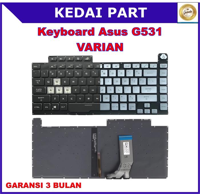 Jual Keyboard Asus ROG Strix Scar III G531 GL531GV GL531GW G532 G532L ...