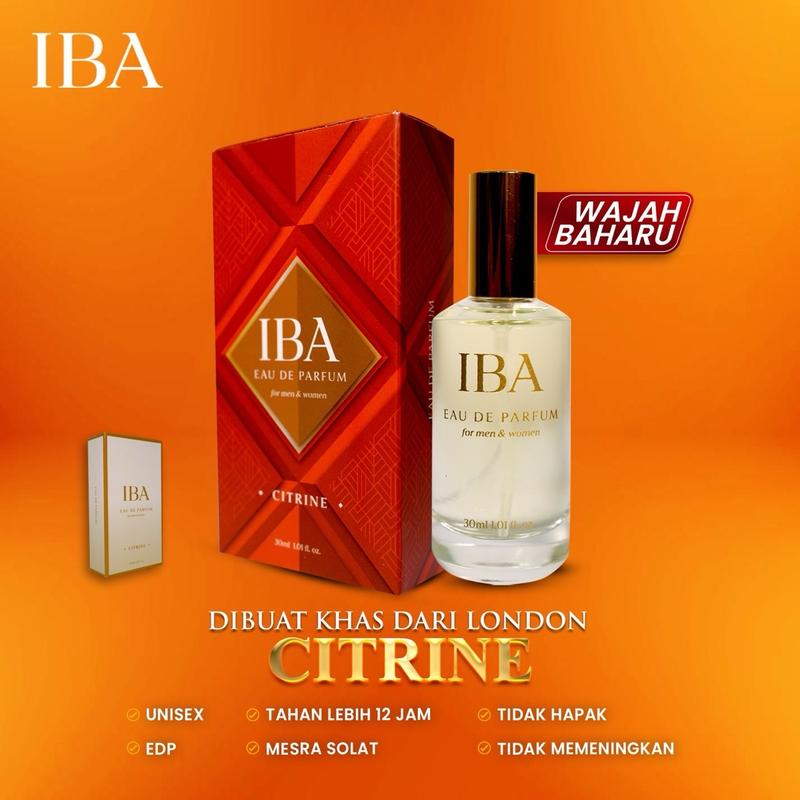 IBA Perfume CITRINE 30ml EDP Unisex Minyak Wangi Iqbal - TikTok Shop ...