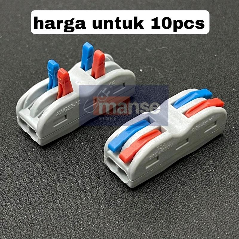 10pcs terminal konektor kabel sambung cabang 2 ke 2 600v Socket - Shop ...