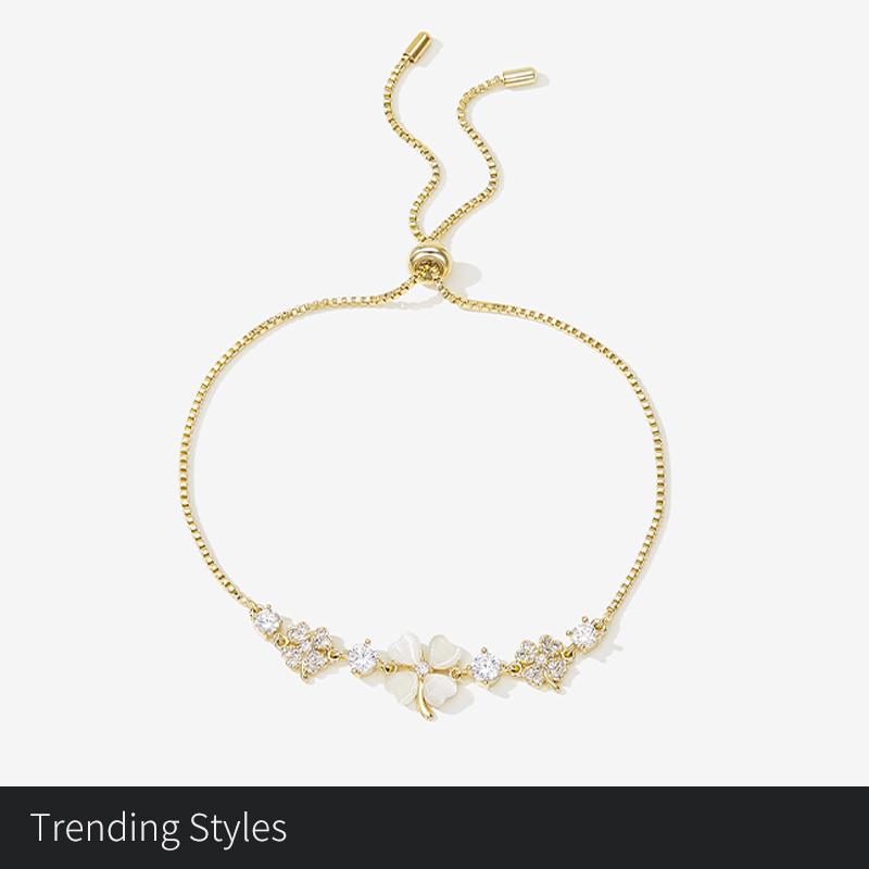 Gelang Semanggi Empat Daun, Untuk Wanita, Rekaan Cantik, Tal - TikTok ...