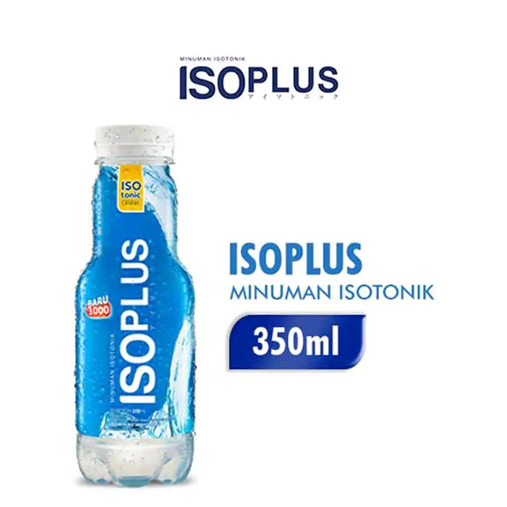 ISOPLUS Botol Minuman Isotonik 350ml - 1 Dus (12 pcs) untuk Kesehatan ...