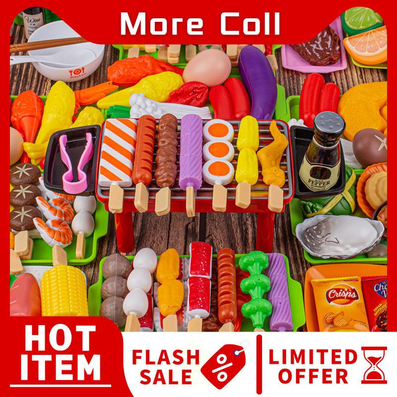 [COD] Kids Barbecue Food Set Kitchen Pretend Play Cooking Toys - TikTok ...
