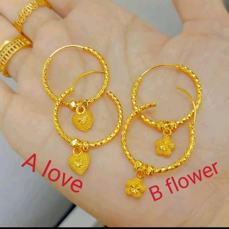 Subang Emas Bangkok Earring GOLD PLATED - TikTok Shop Malaysia