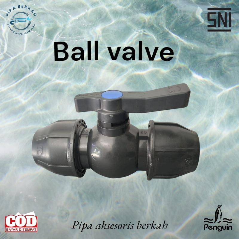 STOP KRAN/BALL VALVE PIPA HDPE 1/2 INCH (20MM) - Shop | Tokopedia