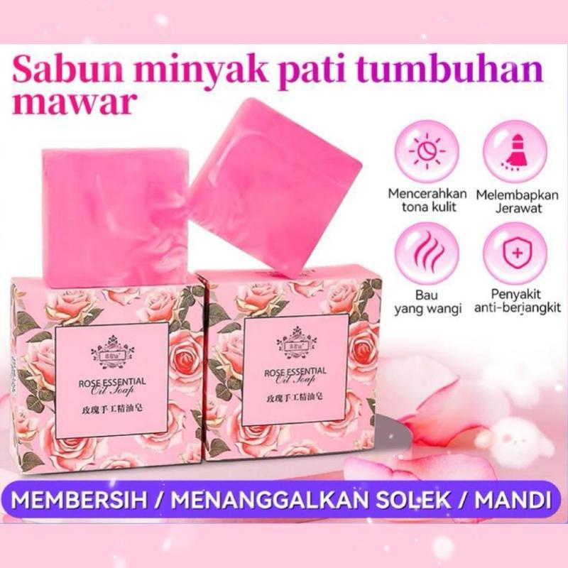 【Tawaran Masa Terhad】Sabun Minyak Pati Mawar, Buatan Tangan, - TikTok ...