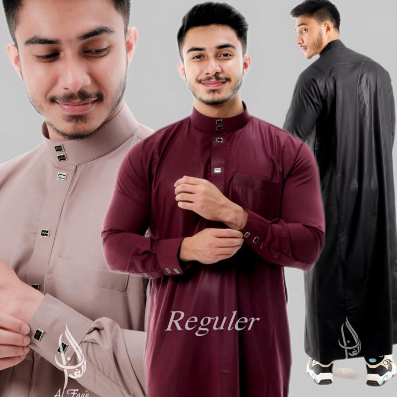 Jubah Reguler Pria Gamis Pria Jubah Pria Muslim model terbar - Shop ...