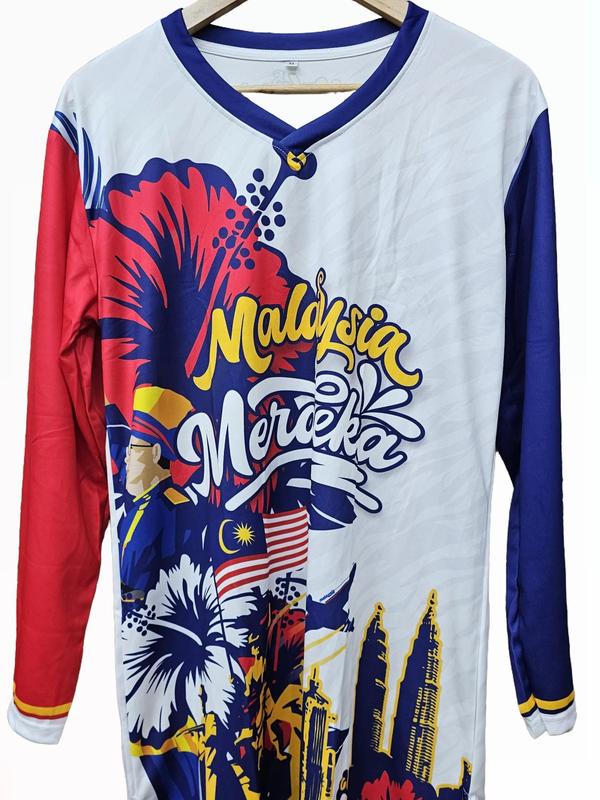 Baju Merdeka Jersey Baju Melayu Muslim Dress Baju Muslimah Muslim ...