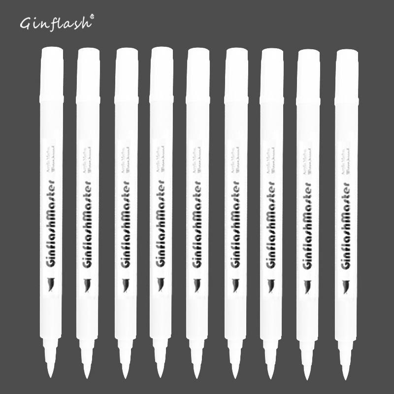 Ginflash 3pcs Fast Dry Permanent sign Marker Pens White Highlighter ...