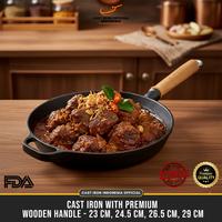 Promo Cast Iron Official Indonesia Panci Wajan Cast Iron JAPANESE 23/24 ...