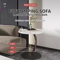 Promo COD Meja Bulat meja teh kecil Coffe Table Meja Kopi Meja Sudut ...