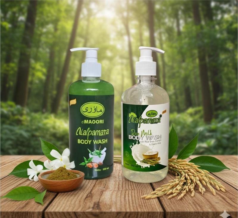 NALPAMARA LOKAL BODY WASH & RICE MILK ORIGINAL HALAL BPOM 500ML - Shop ...