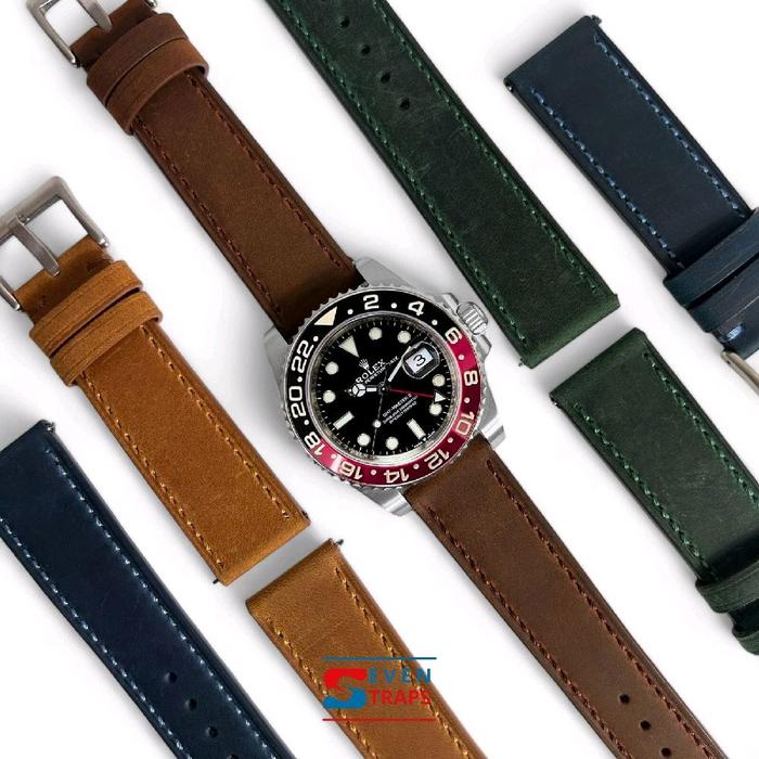 Jual TALI JAM TANGAN KULIT ASLI GENUINE LEATHER STRAP QUICK RELEASE ...