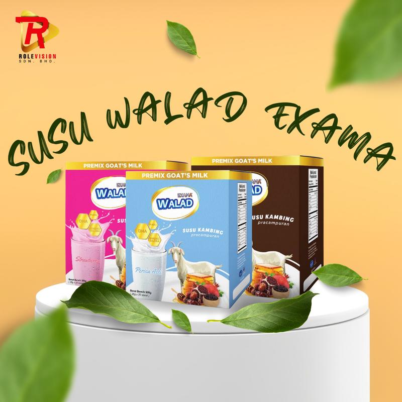 SUSU WALAD EXAMA MAKANAN SUNNAH DAN SUSU ASLI COKLAT STRAWBERI - TikTok ...