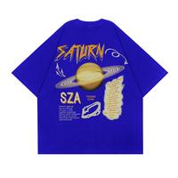 Promo YOUNG.CLUB | KAOS BAJU SZA SATURN | T-SHIRT OVERSIZE BIRU STYLE ...