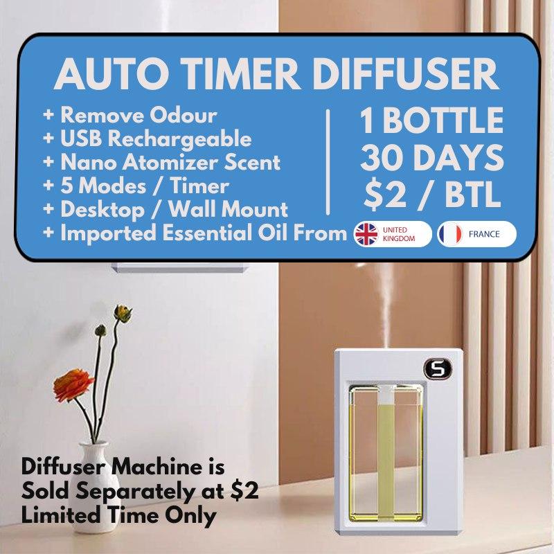 [Alchemist Scent] Automatic Aroma Diffuser Essential Oil Toilet ...