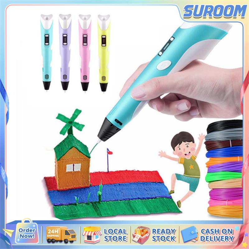 3D Pen Digital Display Intelligent Printing Pen Making Doodles - TikTok ...