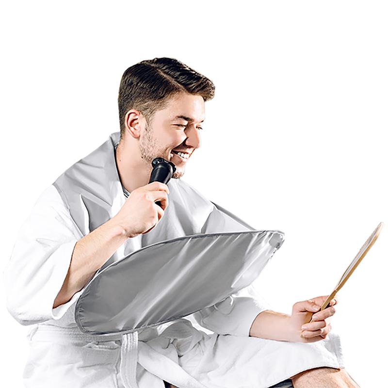 Upgraded Foldable Movable Shave Hairdressing Apron Waterproo - TikTok ...