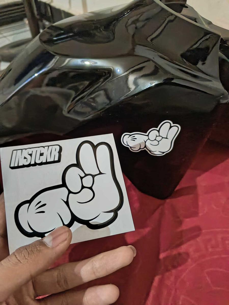 STICKER CUTTING JARI KEJEPIT TANGAN JARI - stiker motor stiker mobil ...