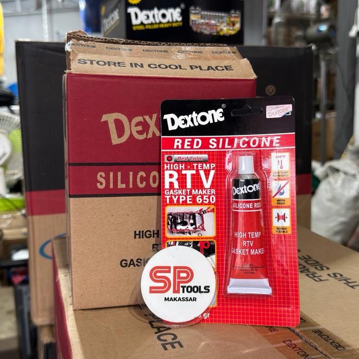 Jual LEM SILICONE RED SILIKON RED MERAH DEXTONE RED 30 GRAM KECIL / 70 ...