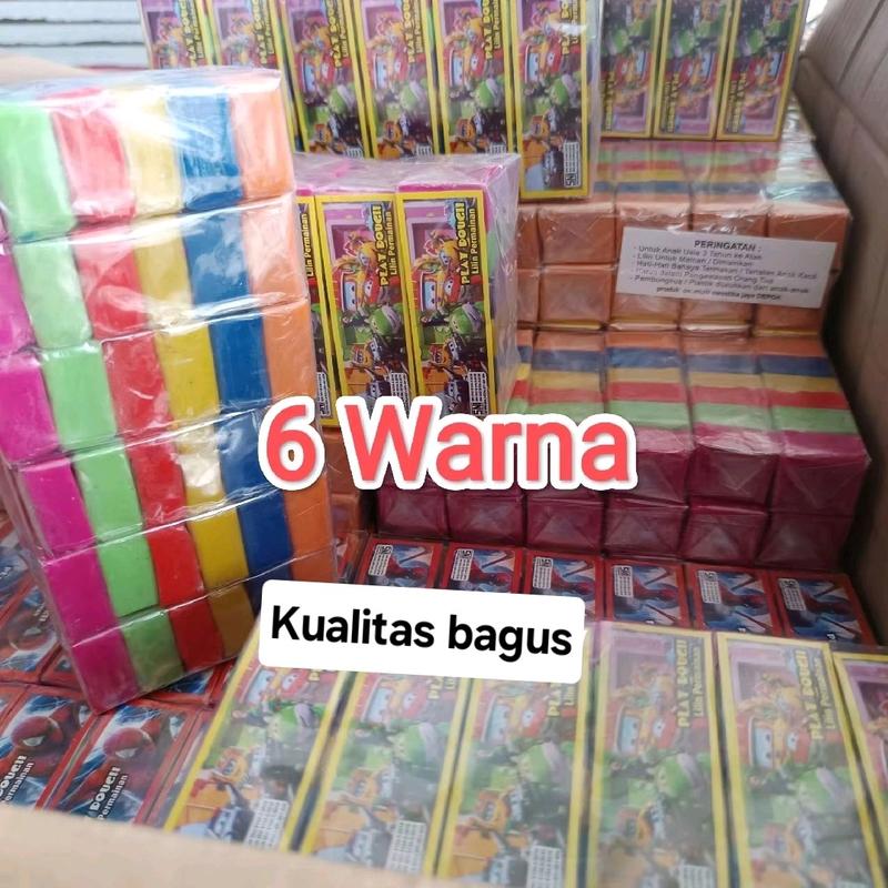 1 Pak Lilin Plastisin (Isi 12 Pack) / Lilin Mainan Plastisin Toys ...