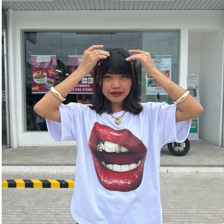 White t shirts casual round neck top fitted T-shirt original - TikTok Shop Philippines