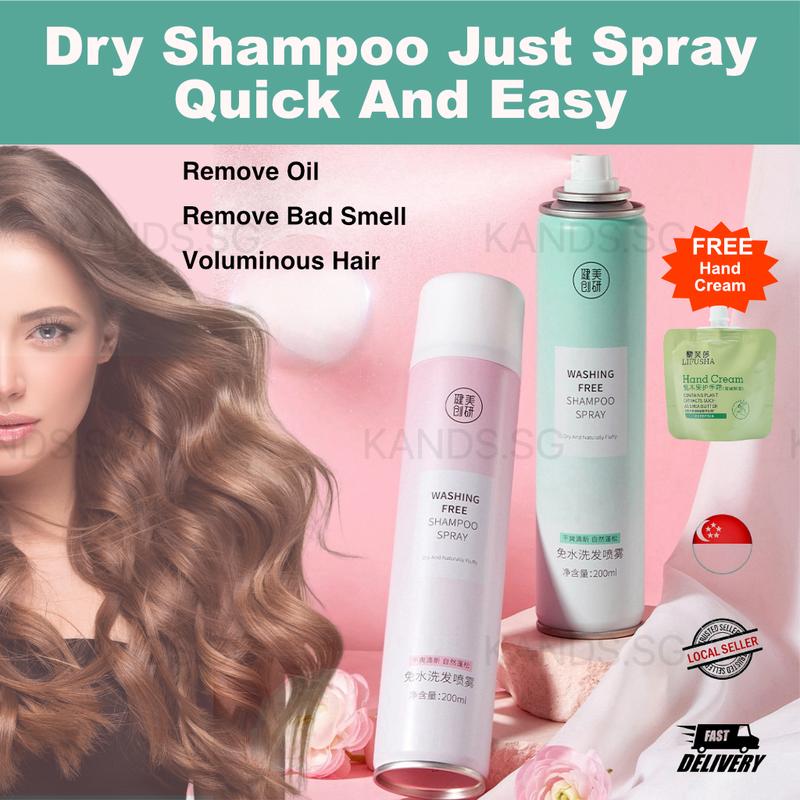 Rinse Free Dry Shampoo | No Water Shower | Waterless Nourishing ...