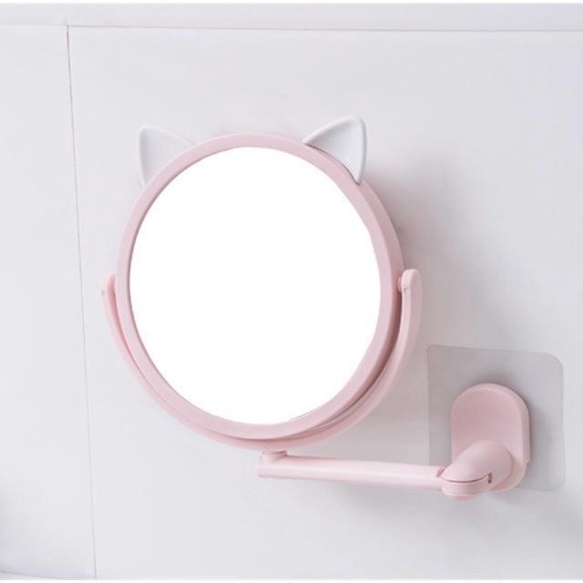 Cat Ear Sliding Mirror Wall Mounted Bathroom Vanity Mirror - TikTok ...