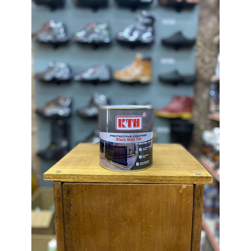 1L KTH 786 matte black paint cat besi / cat hitam matte / ca - TikTok ...