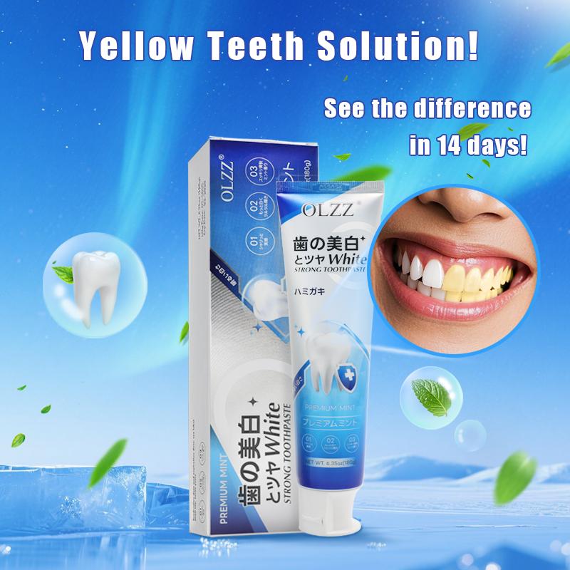OLZZ Mint Whitening Toothpaste – Baking Soda Stain Remover, Fresh ...