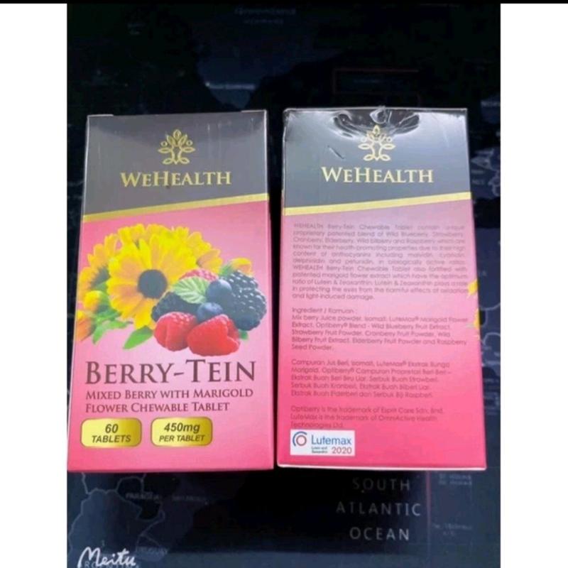 BERRY-TEIN Mixed Berry with Marigold Flower Chewable Tablet 60 - TikTok ...