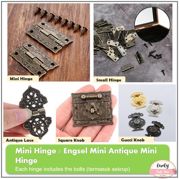 LovelyCraftStore | 2set / 4set / 10set Engsel mini Antique mini - Shop ...