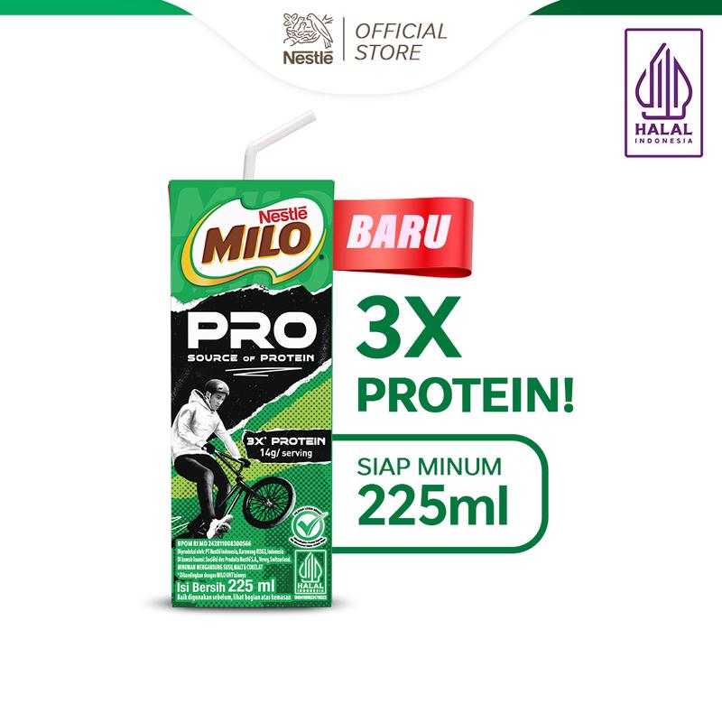 MILO PROTEIN Susu UHT Cokelat 225ml - Shop | Tokopedia
