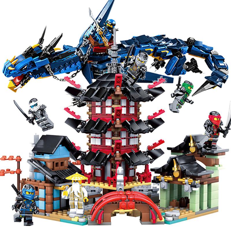 Ninja Temple Building Blocks Toys for Kids - Over 800pcs Puzzle ...