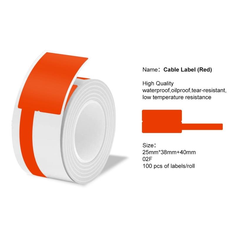 Marklife P50 Thermal Cabel Roll Paper Label Insert Roll Pape - TikTok ...
