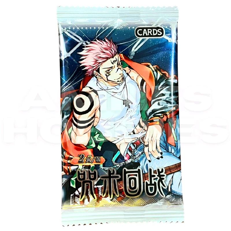 Jujutsu Kaisen Sukuna Booster Pack Anime Kartu Koleksi CCG mainan ...