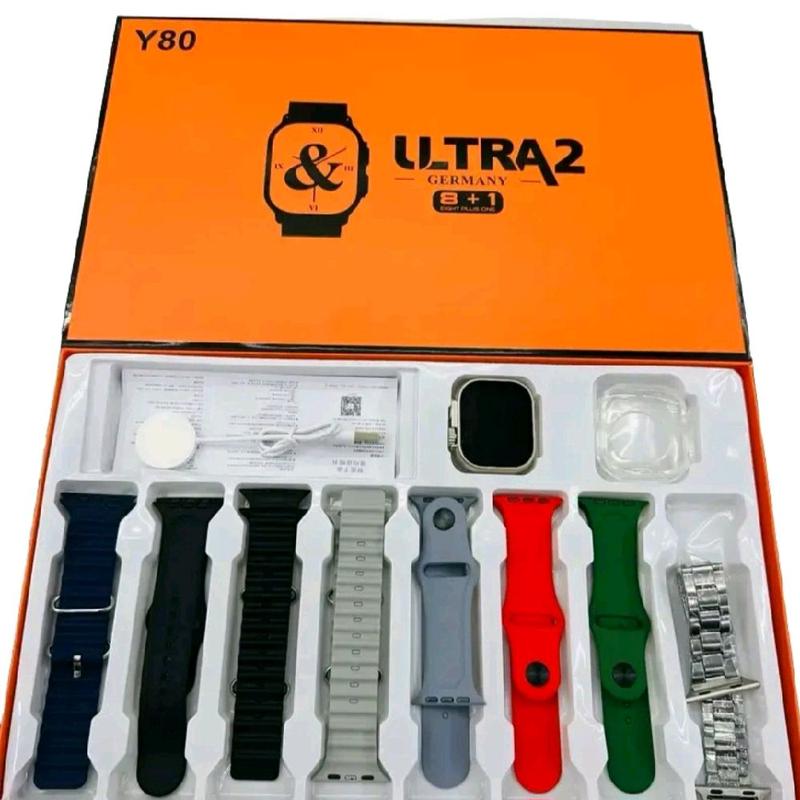New y80 ultra 9 multi strap smartwatch 49mm 7 in h 1 smart watches ...