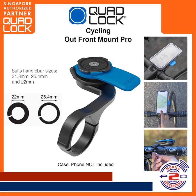 Quad Lock Phone Mount Cycling - Out Front Mount Pro - TikTok Shop Singapore