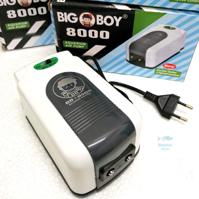 BIGBOY 8000 PAM ANGIN AKUARIUM ~ AIR PUMP AQUARIUM - TikTok Shop Malaysia