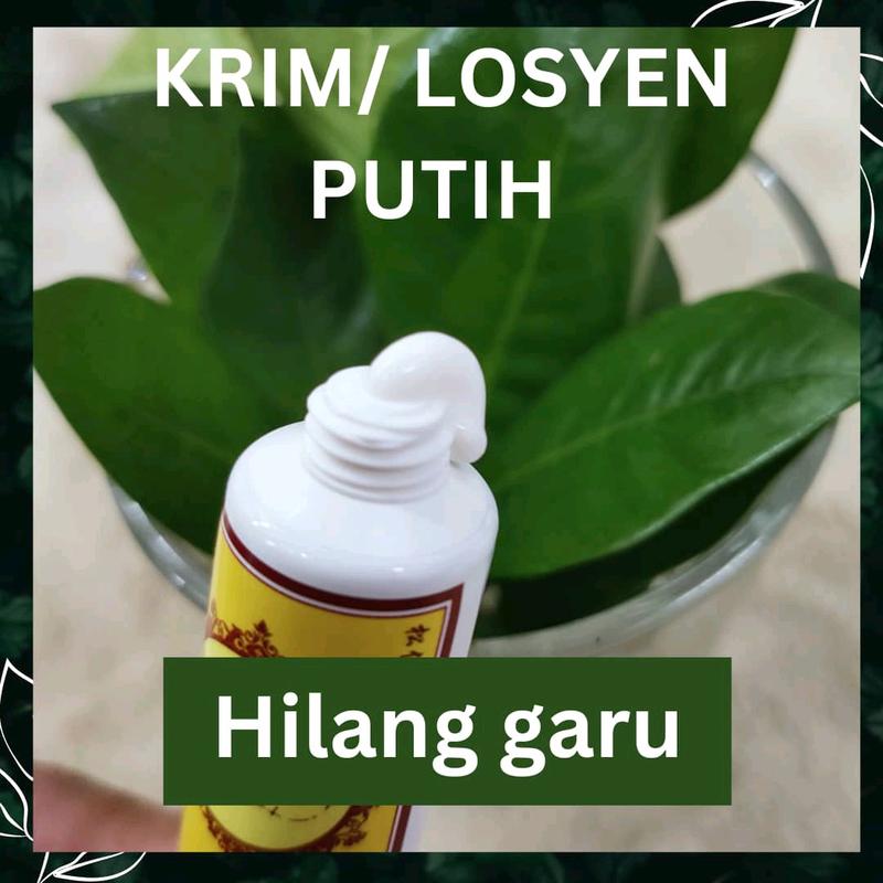LOSYEN KRIM PUTIH 15G HILANG GARU - TikTok Shop Malaysia