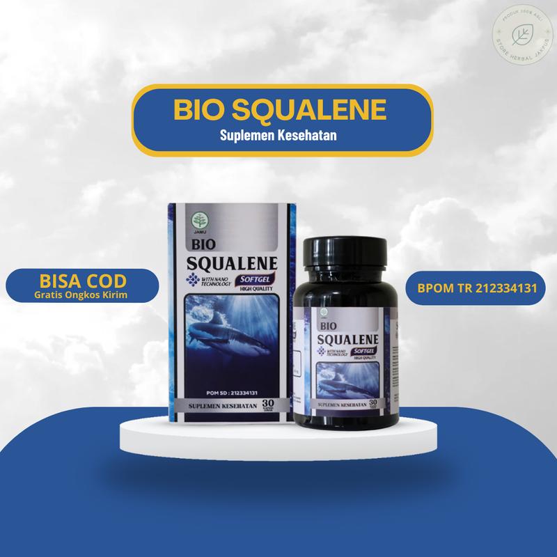 Bio Squalene Softgel 100% Asli Shark Liver Oil Minyak Hati Ikan - Shop ...