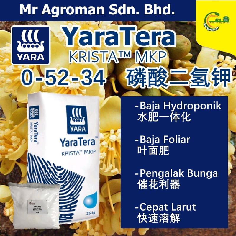 Yara Tera Krista MKP 0-52-34 Baja fosfat Baja kalium Larut Air - TikTok ...