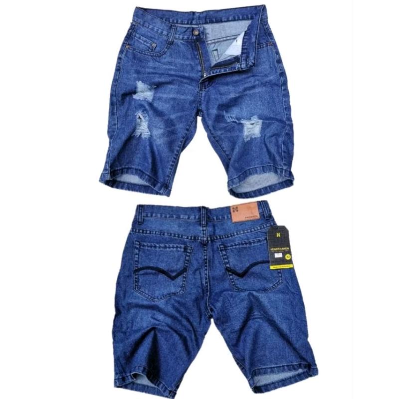MAONG TATTERED SHORTS FOR MEN TRENDY STYLE Denim Menswear shorts ...
