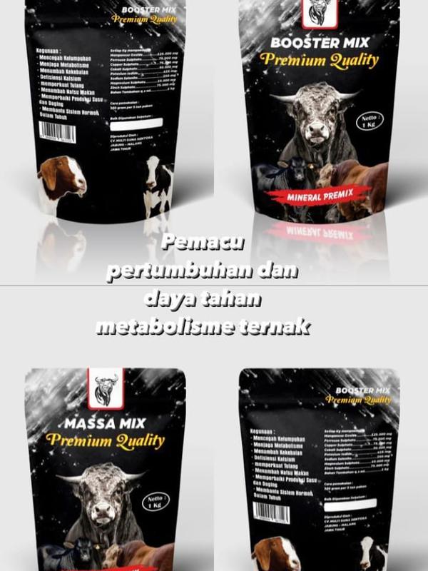 Premix Booster - Pakan Ternak Berkualitas dengan Vitamin, Mineral ...
