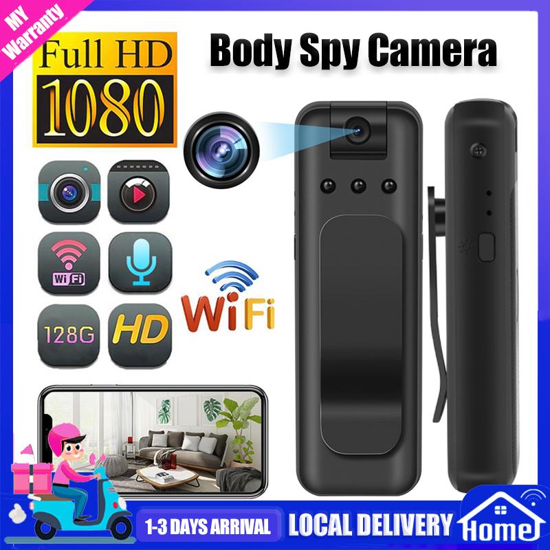 1080P WiFi Mini Spy Camera Night Vision Polic Body Cam CCTV Wireless ...