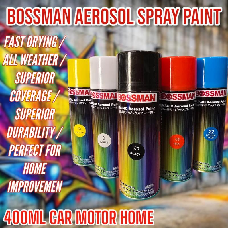 Bossman Aerosol Spray Paint - 400ml Car Motor Home - TikTok Shop Malaysia