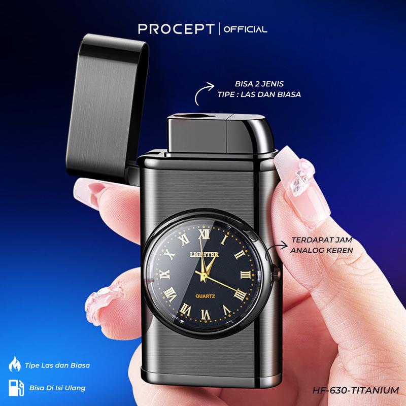 Electric Lighter Pemantik Elektrik Las Dua Jenis Premium Dengan Jam ...