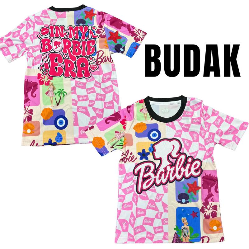 [Budak S-XL] Baju Jersey Barbie Kids T18 - TikTok Shop Malaysia