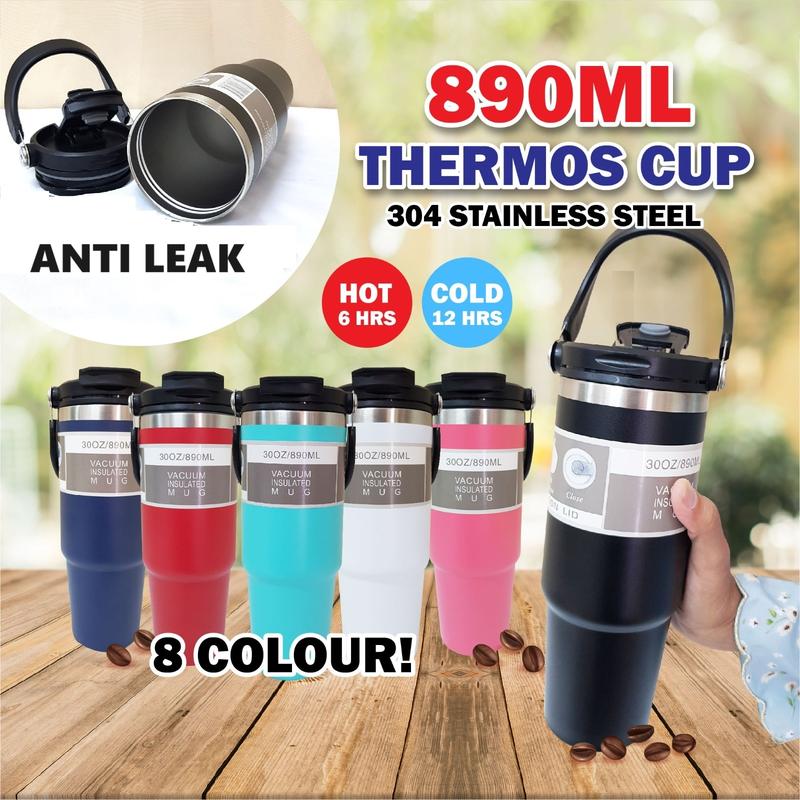 【Ready Stock Household】Botol Air Termos 890ML – Tahan Panas - TikTok ...