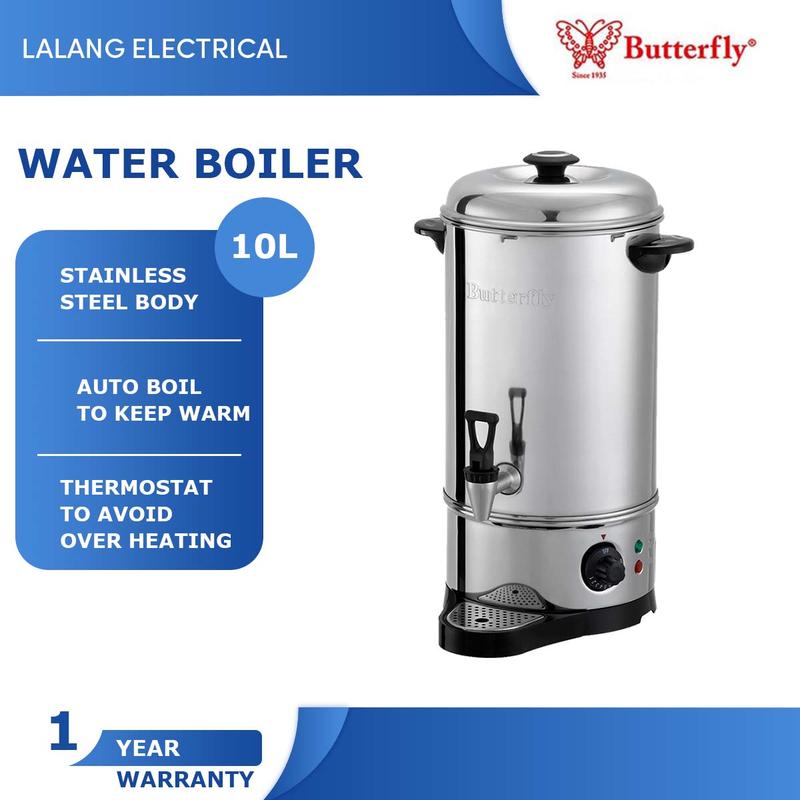 Butterfly Stainless Steel Water Boiler (10L) WB-10A Bekas Pemanas ...