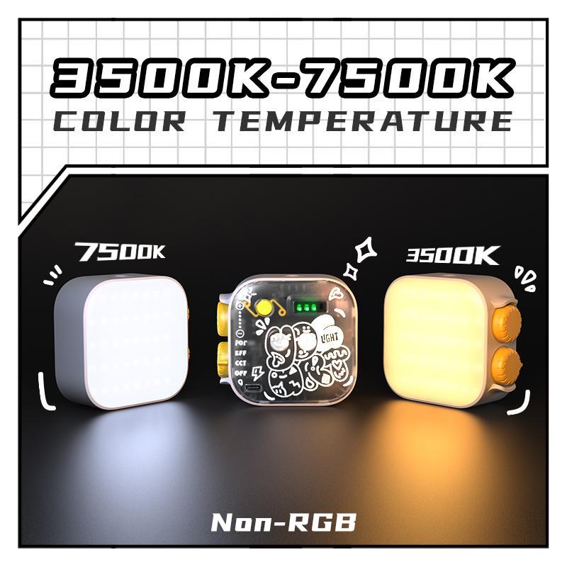 【Warm-Cold】PHOTOOLEX-Tofu Yogurt Light LED Fill Light, Cold And ...
